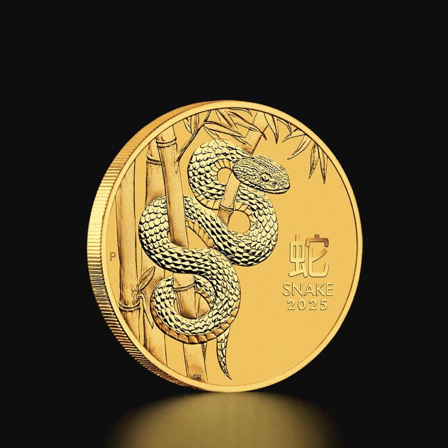 1/2 oz Australian Lunar Year of the Snake 2025 Gold Coin | Tavex