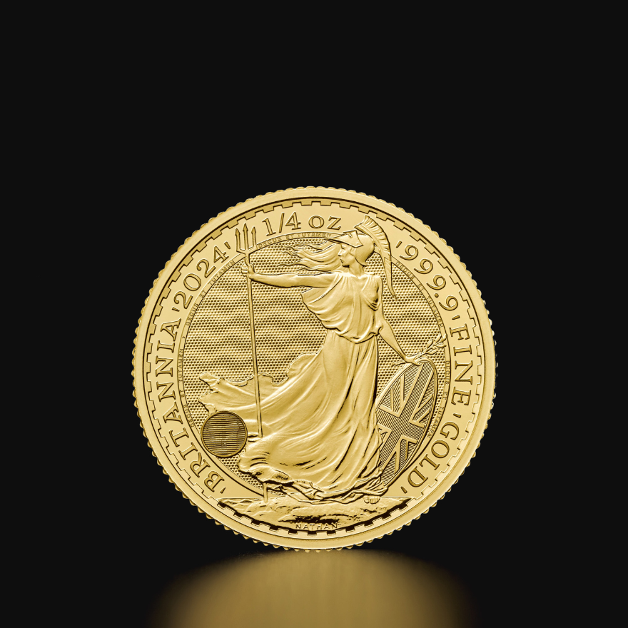 1/4 oz British Britannia Gold Coin | Tavex