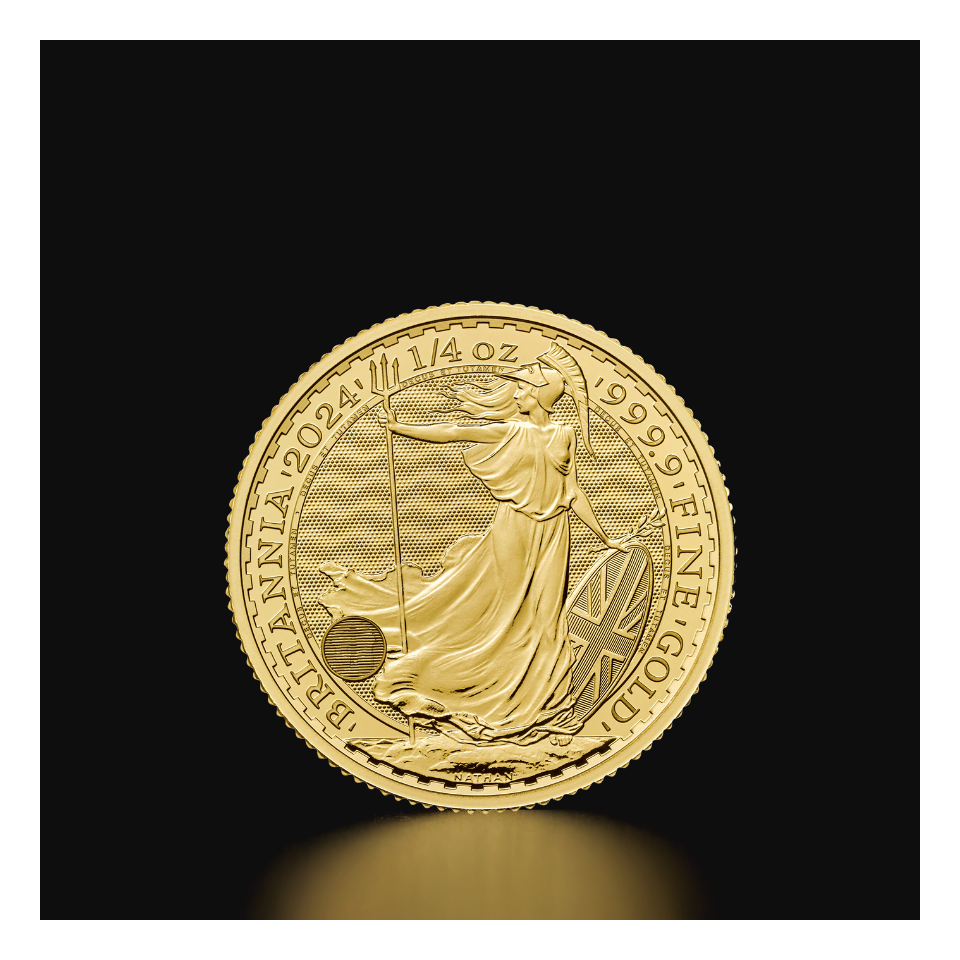 1/4 oz British Britannia Gold Coin | Tavex