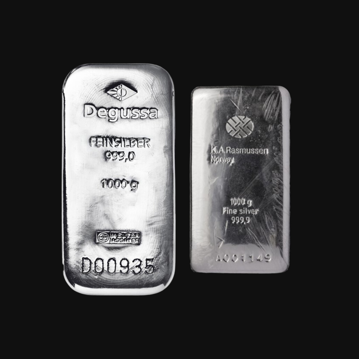 1 kg Circulated Silver Bar (with or without certificate) | Tavex