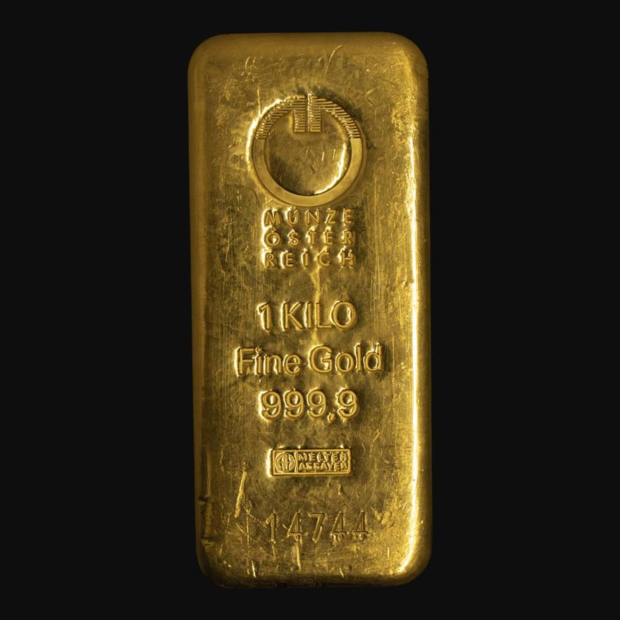 1 kg Gold Bars mixed brands | Tavex