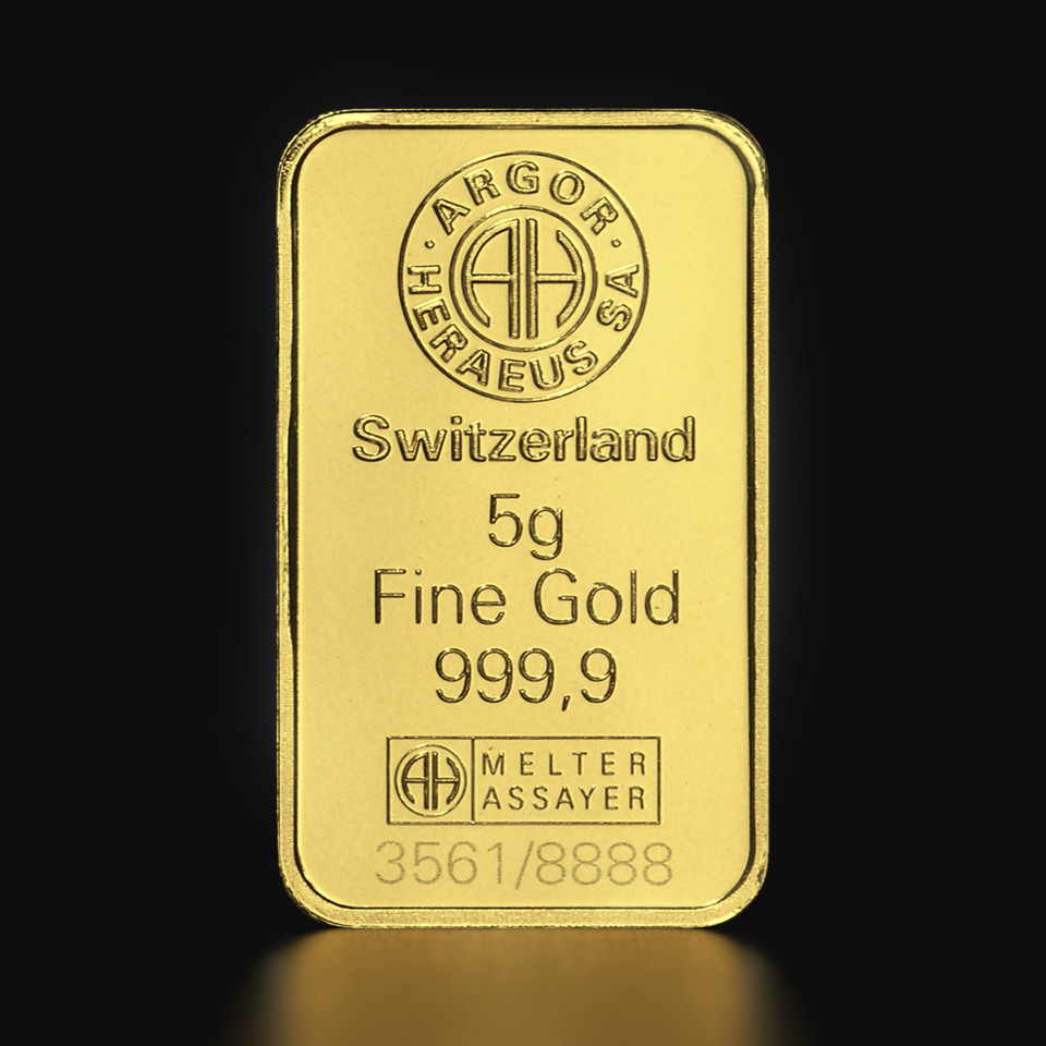 5 gram gold bars mixed brands | Tavex