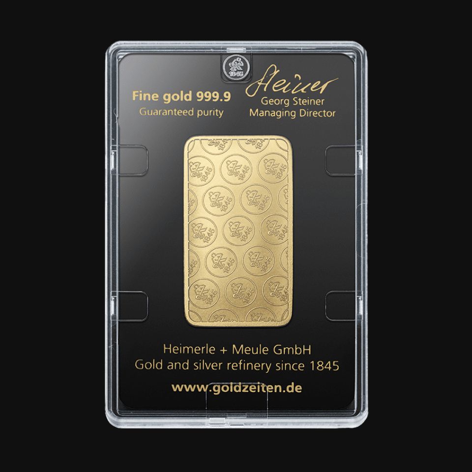 50 g Heimerle + Meule Gold Bar | Tavex